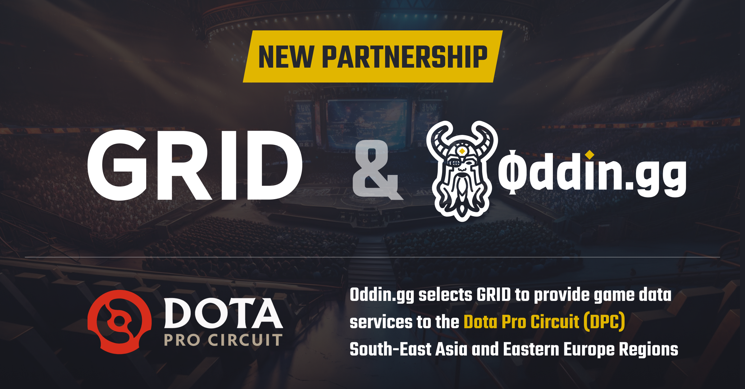 Oddin.gg selects GRID to provide game data services to the Dota Pro Circuit (DPC) South-East ...